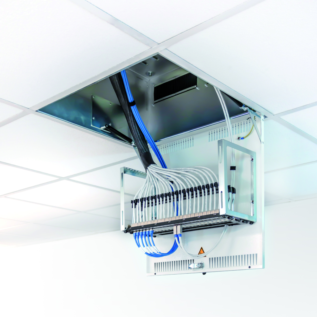 Coffret 19″ CEILING BOX cabling 4U - Blanc - Gigamedia